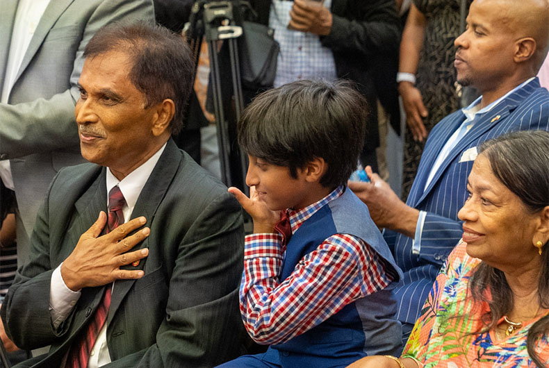 Kerala native Ken Mathew 1st Indian to take oath as Stafford Mayor ...